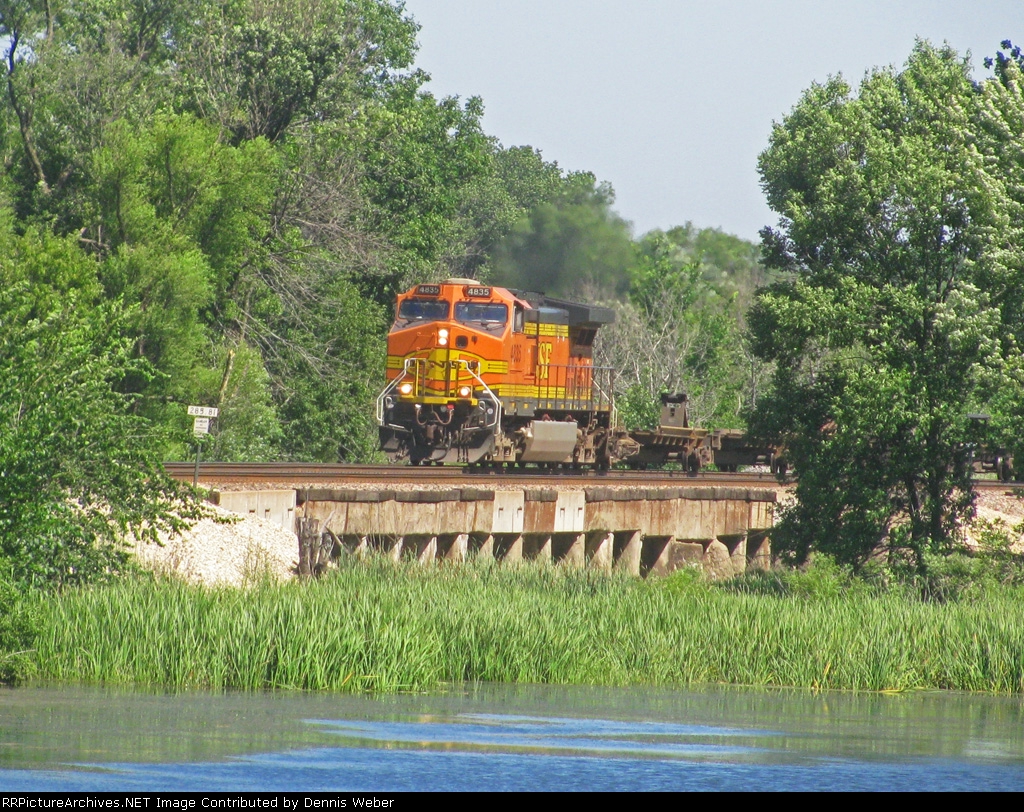 BNSF 4835, BNSF's Aurora Sub.